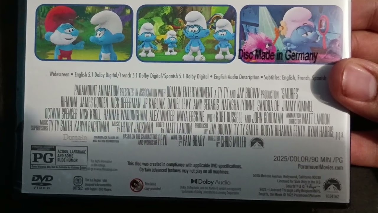 Smurfs (2025) DVD Unboxing
