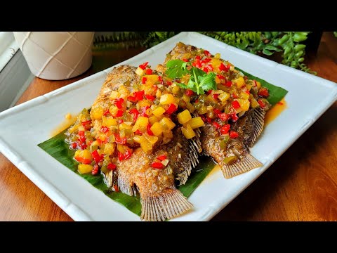 Fried Fish With Pineapple Sauce