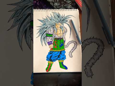 Goku ssj5 ๐ฅ from Dragon ball Z ๐ || How to Draw Goku ssj5 โ๏ธ Easy drawing step by step tutorial