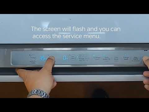 Samsung Counter Depth Tabletop Refrigerator Ice maker Defrost Mode