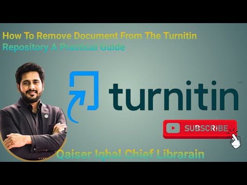 How to remove your paper from Turnitin Repository (Tutorial)