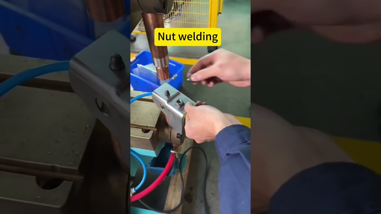 Struggling with Nut-to-Steel Welding? See HAIFEI's MFDC Spot Welder Create Unbreakable Bonds!