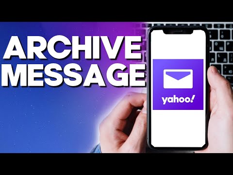 How To Archive A Message on Yahoo Mail Mobile Phone App