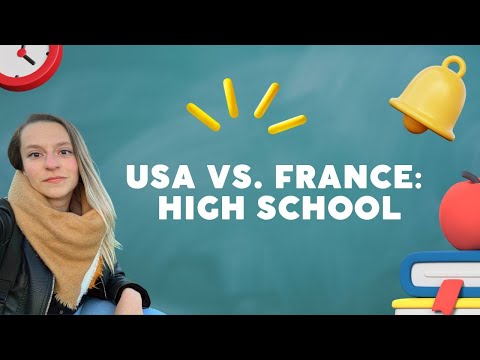 american vs french high school (9 differences i've noticed) 🇺🇸🇫🇷