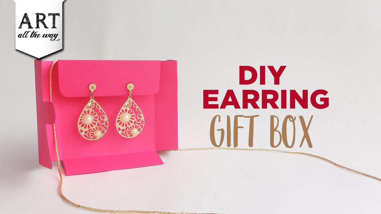 DIY Earring Gift Box | Paper Gift Box | DIY Gift Box