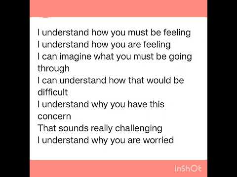 Reassuring Phrases Oet Speaking
