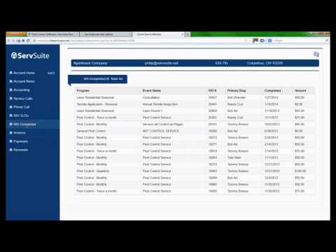 ServSuite | Quick Search Module