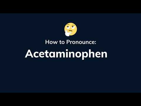 How to Pronounce Acetaminophen | Learn English Pronunciation