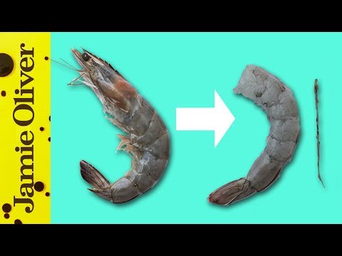 How To De-vein a Prawn | Jamie’s 1 Minute Tips