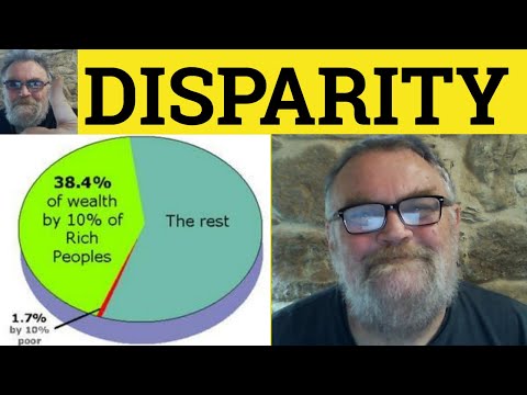 🔵 Disparity Meaning - Disparity Examples - Disparity Definition - Semi Formal English - Disparity