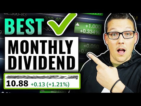The BEST Monthly Paying Dividend Stock To Buy NOW!