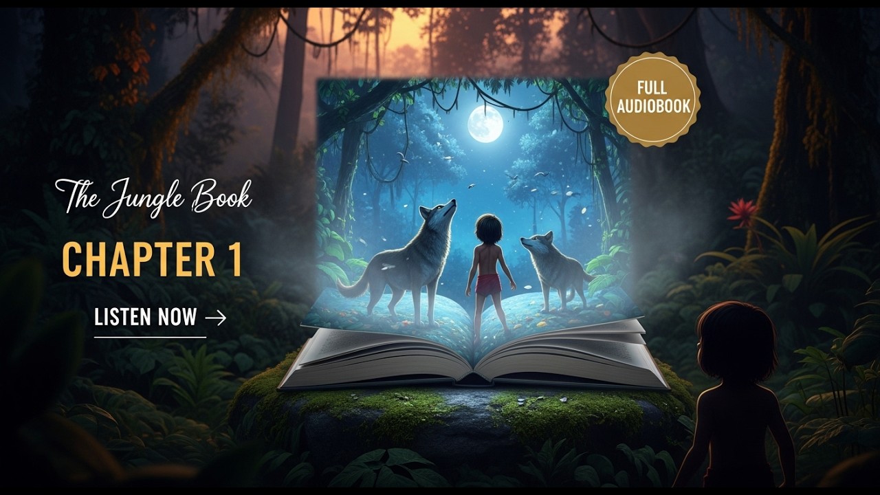 The Jungle Book Chapter 1 Mowgli's Brothers (FULL AUDIOBOOK) - Rudyard Kipling