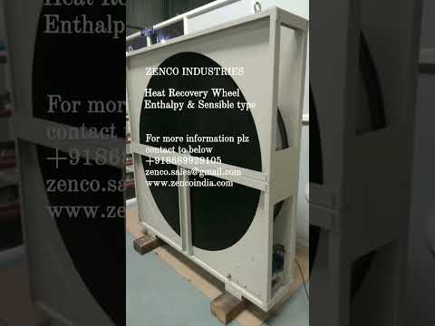 Desiccant Dehumidifier And Heat Recovery Wheel - Energy Recovery Wheels ...