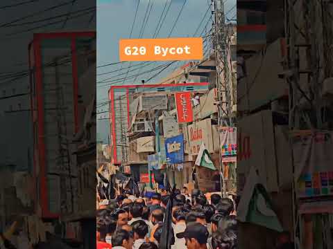 Protest Against G20 meeting in kotli Azad Kashmir#kashmiri #protest#g20 #bycott