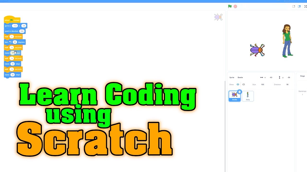 Learn to Code | Scratch 2021 Tutorial | Make a First Easy Program