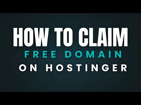 How To Claim Free Domain On Hostinger Hosting In 2025 - Easy Guide