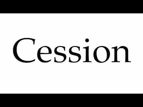 How to Pronounce Cession