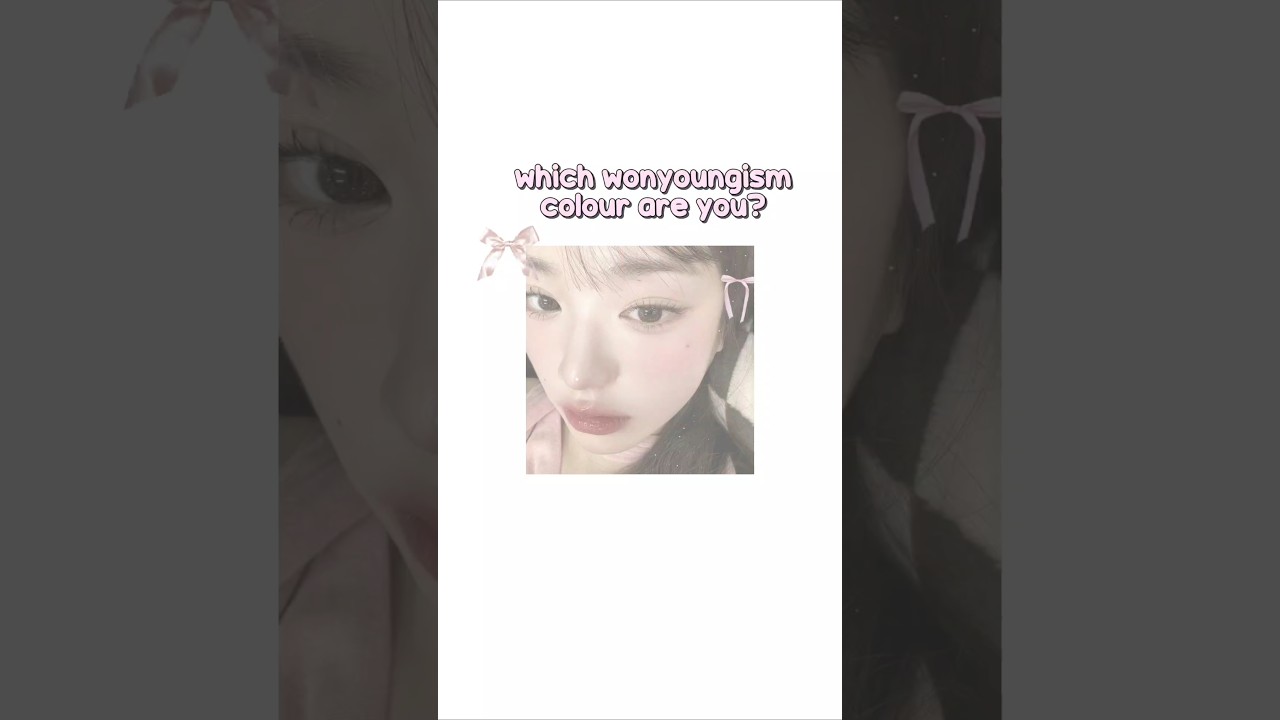 which wonyoungism colour are you? || #kpop #shorts #fyp #shortsfeed #wonyoung #wonyoungism #pink