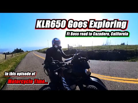 Explore Ft. Ross Road to Cazadero, California. I ride the trusty donkey through the mountains.