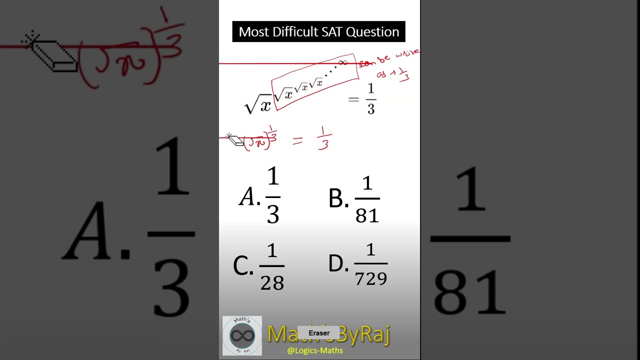 Most Confusing SAT Question #math #education