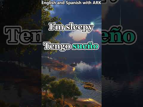 I'm sleepy in spanish - Tengo sueño en ingles