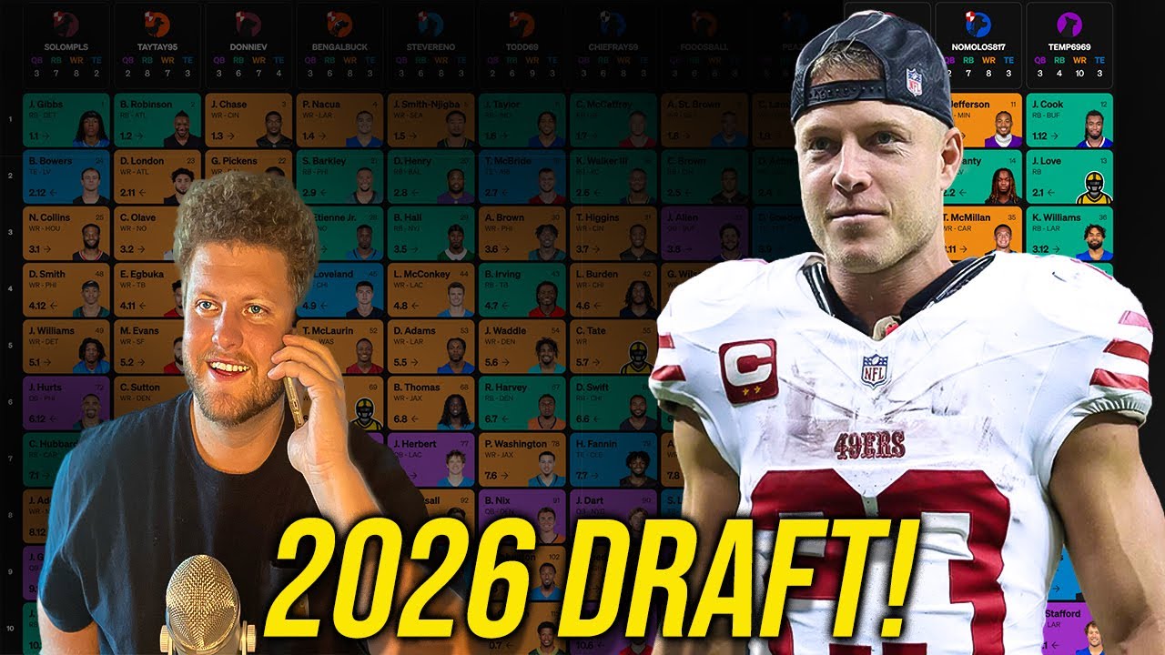 2026 Fantasy Football Mock Draft (BIG Values)
