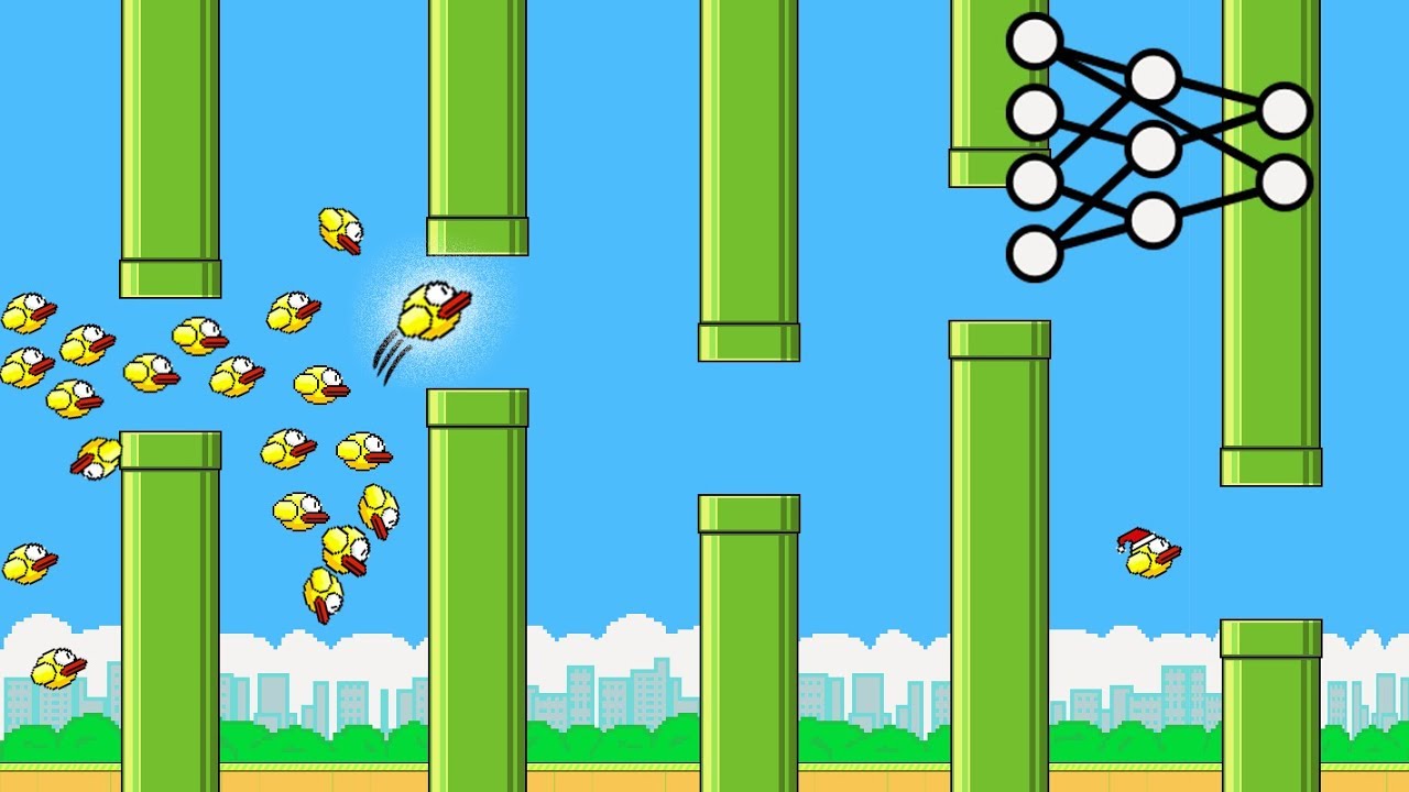 A.I. Learns to play Flappy Bird