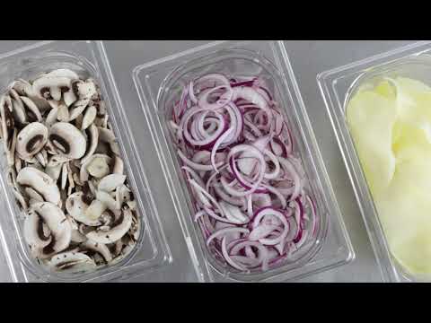 Robot-Coupe R301 Ultra Food Processor : Slicer Potatoes, Onions, Mushrooms