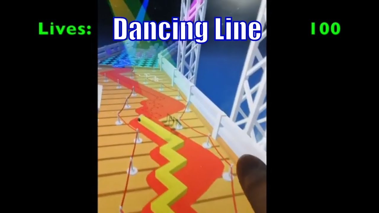 Dancing Line: 100 Block challenge (Part 1, Section 1)