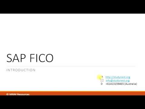 Sap fico introduction