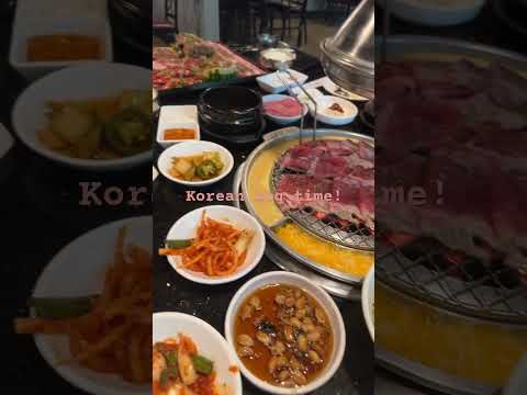I LOVE KOREAN BBQ! #food #koreanbbq #foodshorts
