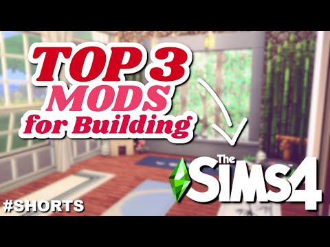 TOP 3 MUST HAVE MODS FOR BUILDING in The Sims 4! #Shorts