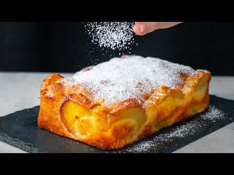 Nadýchaný dort s jablky a podzimní chutí. Rychlý recept z obyčejných surovin!| Chutný TV
