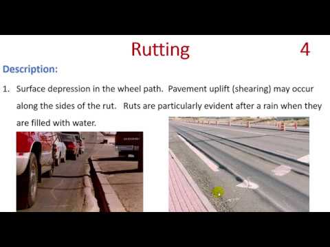 Rutting |Defects in Rigid & Flexible Pavement | Civil Engineering Content |