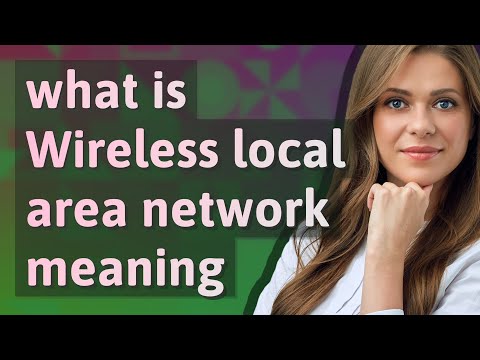 Wireless local area network | meaning of Wireless local area network