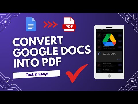How to Save Google Docs as a PDF on Phone (Android & iPhone)