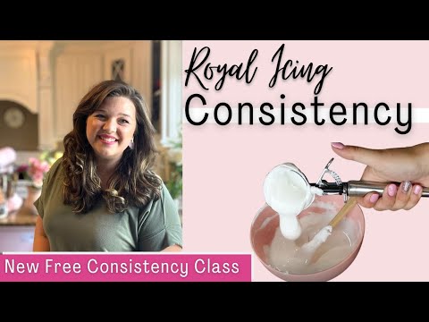 Royal Icing Consistency for Flowers, Writing, Flooding, and Dipping Sugar Cookies