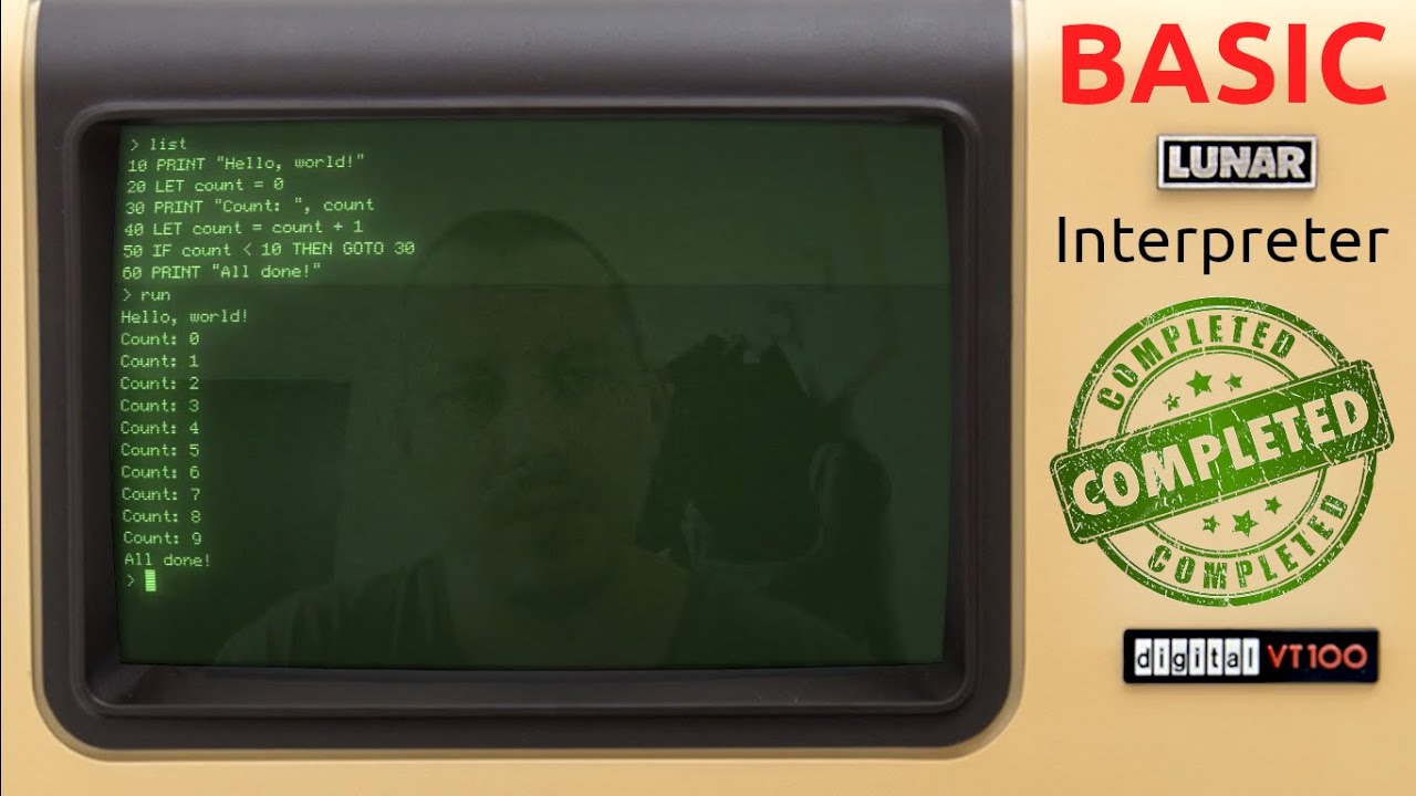 Programming a BASIC Interpreter in Python:  Interactive User Interface