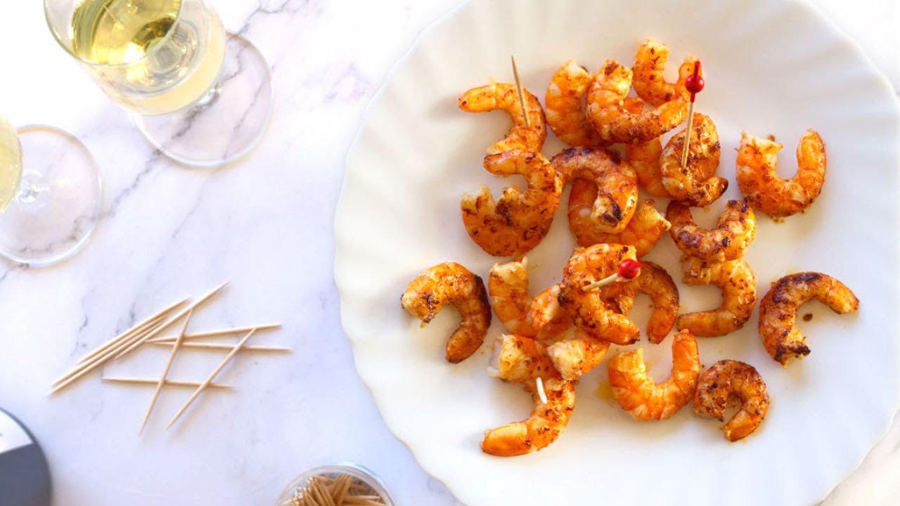 Shrimp in a Cava Bath (Prawns marinated with Sparkling Wine)