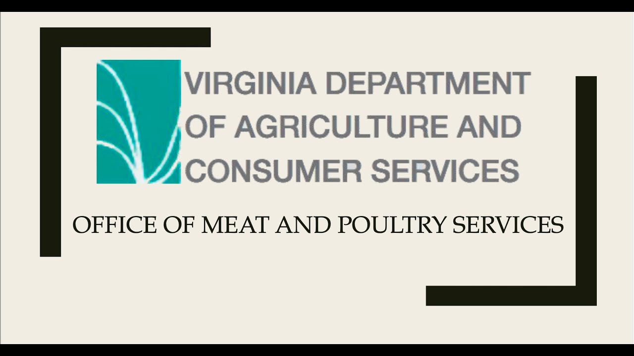 VDACS Meat and Poultry Services in Virginia