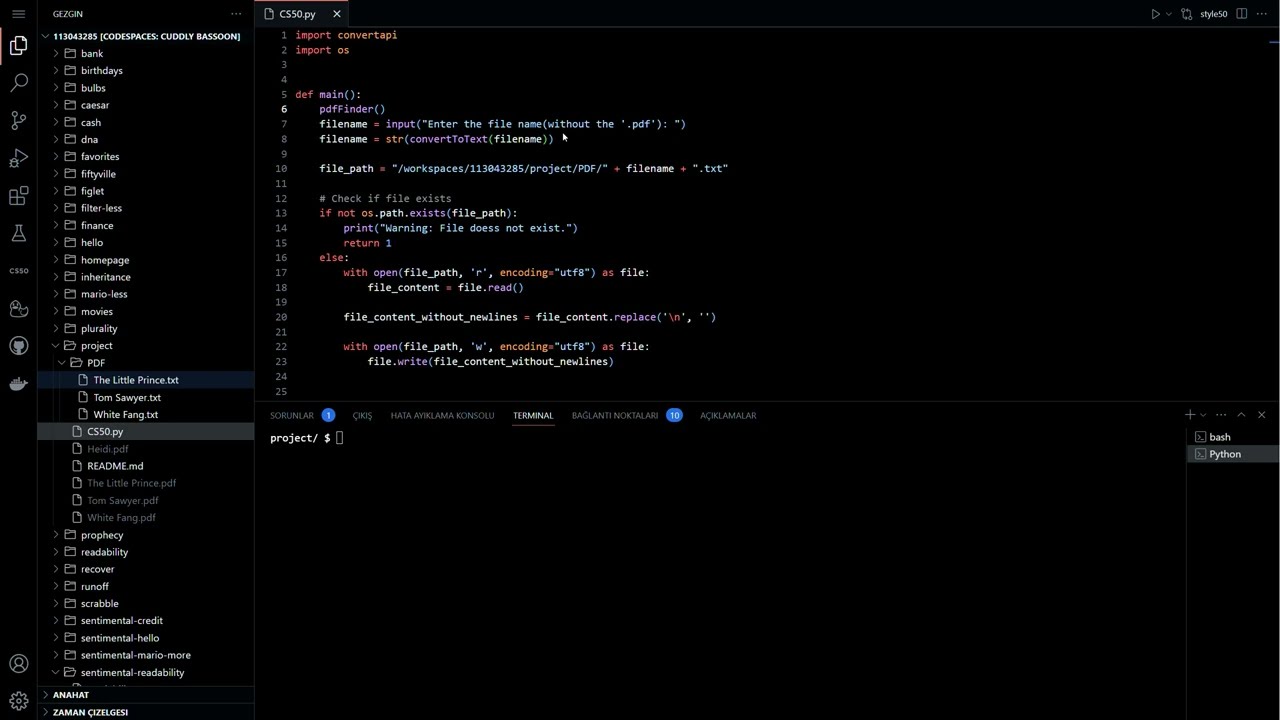 CS50 Final Project - Analyzing Text from PDF Files in Python | Readability Assessment Tool