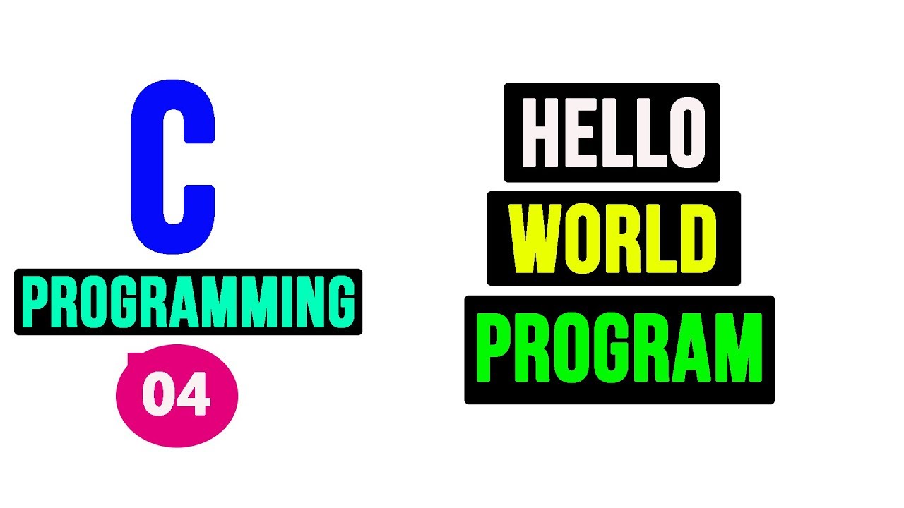 Writing Your First C Program | Hello World Program | C Tutorial