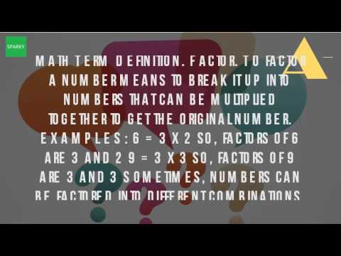 What Is The Definition Of Factoring In Math?