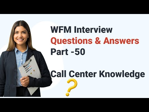 WFM Real Time Analyst Interview Questions and Answers | Part - 1 | Workforce Management Call Center