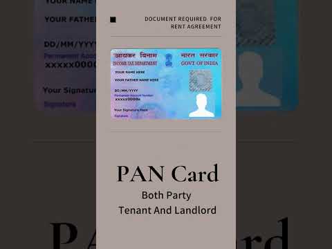 Required Documents for Rent Agreement #shorts