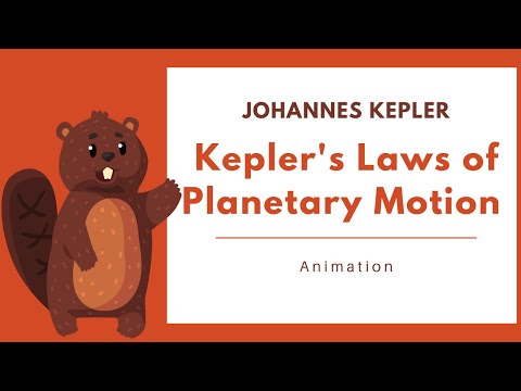 Johannes Kepler | Kepler's Laws of Planetary Motion Animation