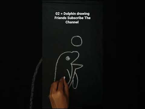 02 = Dolphin drawing #dolphin #art #drawing #shorts #short