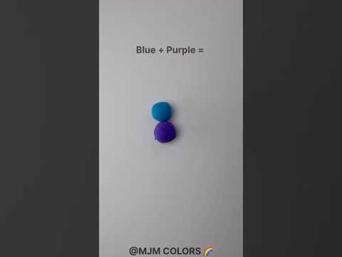 Blue + Purple = ? | Amazing Color Mixing