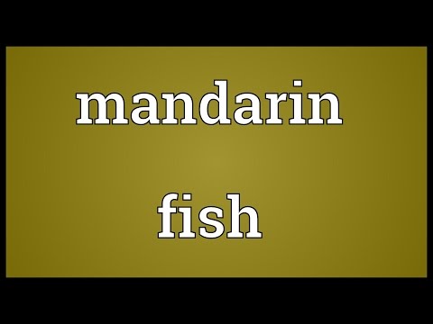 Mandarin fish Meaning