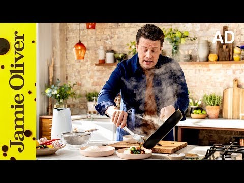 Crispy Chicken and Broccoli Noodles | Jamie Oliver | UK | AD